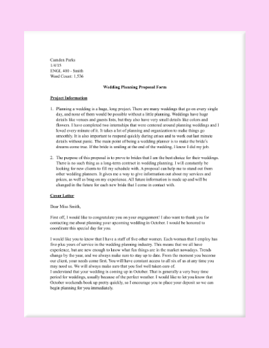 Top Terbaru Wedding Proposal Pdf