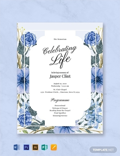 Funeral Mass Program - 10+ Examples, Format, Pdf | Examples