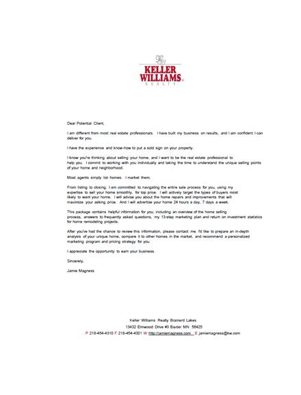 Real Estate Marketing Letter - 11+ Examples, Format, Sample | Examples