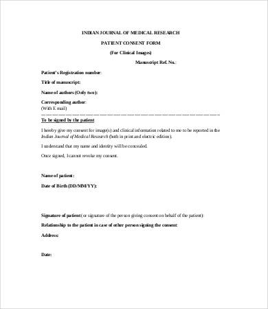 Medical Consent Form - 10+ Examples, Format, Sample | Examples