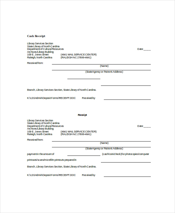 Nonprofit Receipt - 5+ Examples, Format, Pdf | Examples