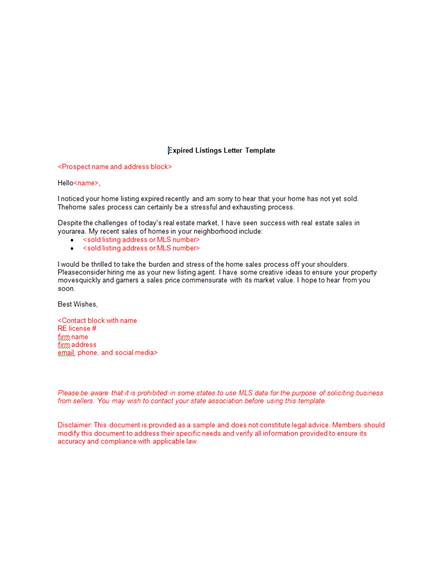 11 Real Estate Marketing Letter Examples Templates Download Now 