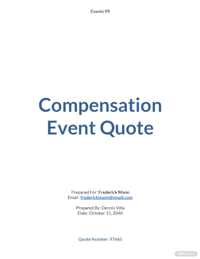 Event Quotation - 18+ Examples, Format, Pdf | Examples