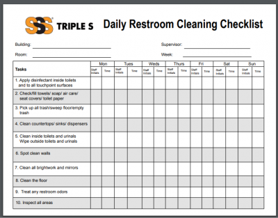 Cleaning Roster - 16+ Examples, Format, Pdf | Examples