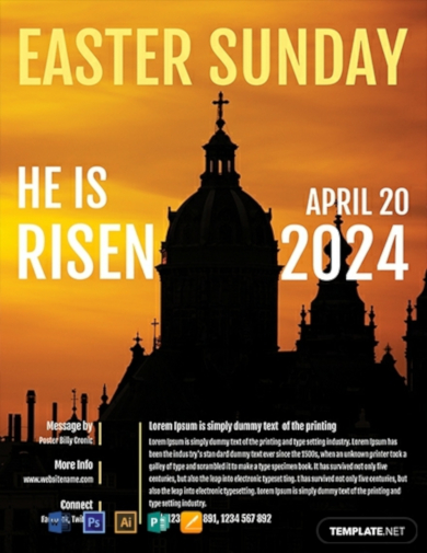 Easter Flyer - 15+ Examples, Format, Pdf | Examples