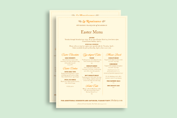 Easter Menu - 15+ Examples, Format, Pdf | Examples