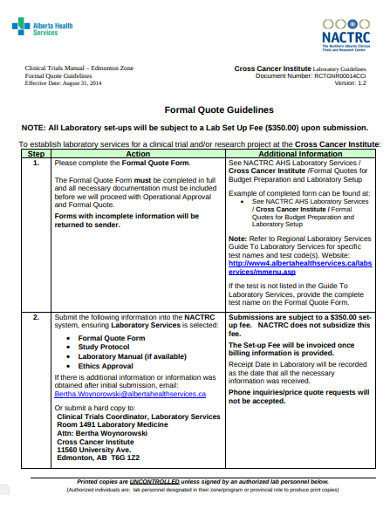 Formal Quotation - 11+ Examples, Format, Pdf | Examples