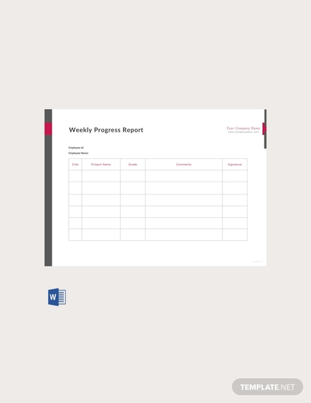 Work Report - 29+ Examples, Format, Pdf | Examples