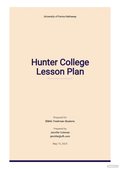 College Lesson Plan - 21+ Examples, Format, Pdf | Examples