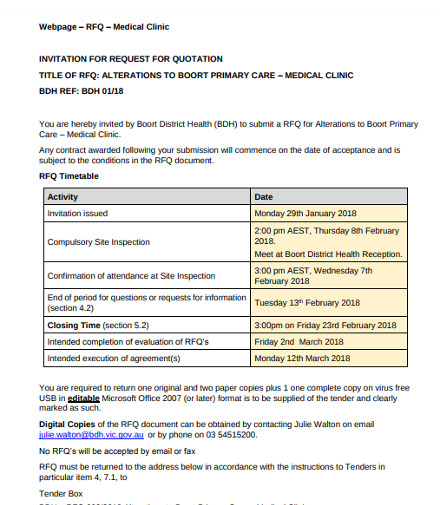 Medical Quotation - 10+ Examples, Format, Pdf | Examples