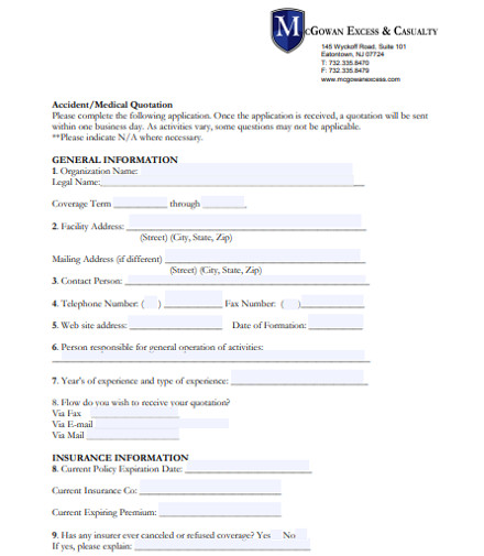 Medical Quotation - 10+ Examples, Format, Pdf | Examples