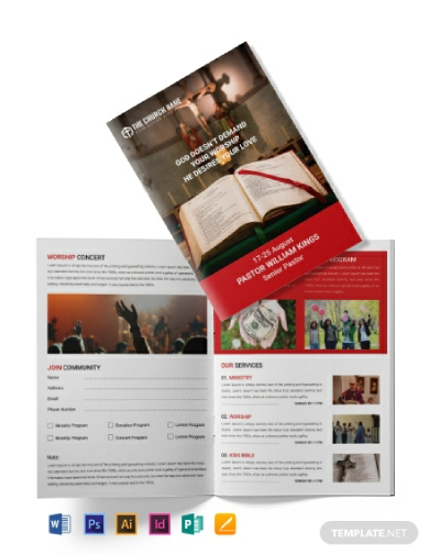 Best Church Brochure Examples - 15+ Templates [Download Now] | Examples