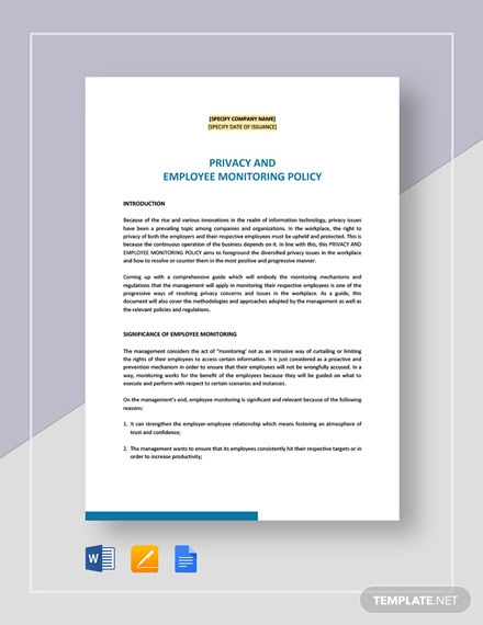 Privacy Policy - 18+ Examples, Format, Pdf | Examples