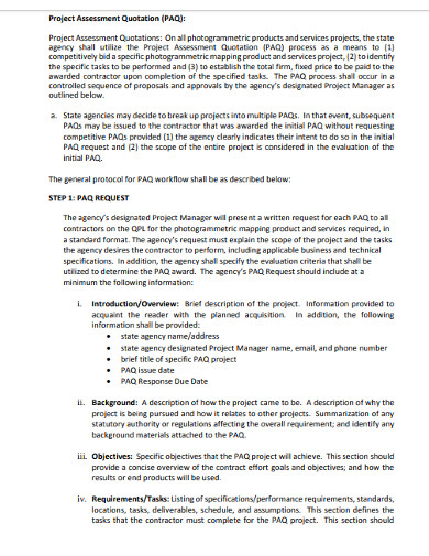 Project Quotation - 16+ Examples, Format, Pdf | Examples