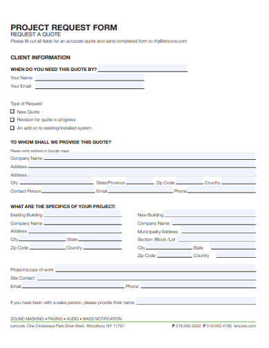 Project Quotation - 16+ Examples, Format, Pdf | Examples