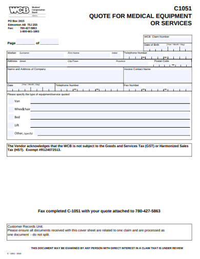 Medical Quotation - 10+ Examples, Format, Pdf | Examples