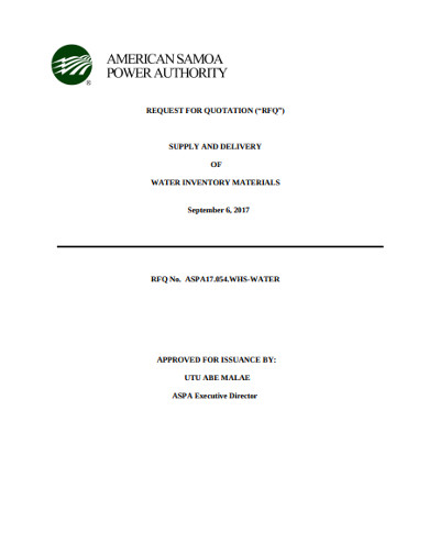 Delivery Quotation - 6+ Examples, Format, Pdf | Examples