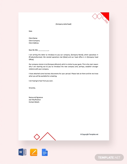 Real Estate Company Introduction Letter - 9+ Examples, Format, Sample ...