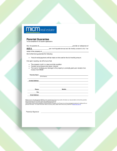 Rental Guarantor Letter - 5+ Examples, Format, Sample | Examples