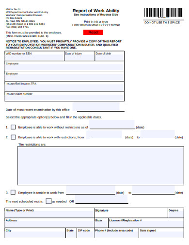Work Report - 29+ Examples, Format, Pdf | Examples