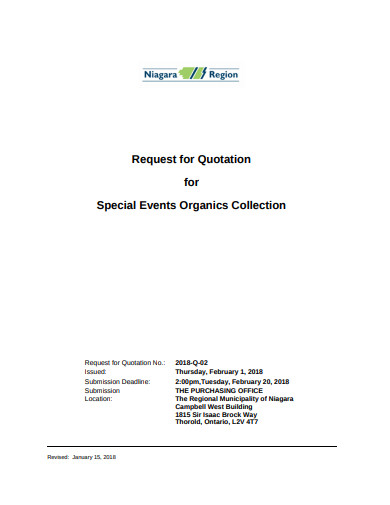 Event Quotation - 18+ Examples, Format, Pdf | Examples