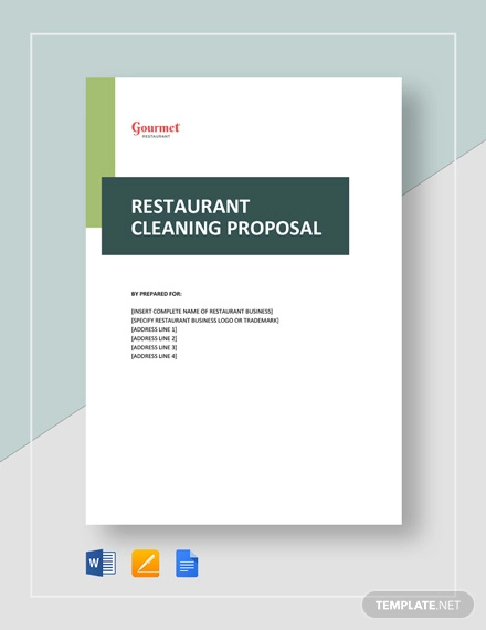 Cleaning Proposal - 17+ Examples, Format, Pdf | Examples