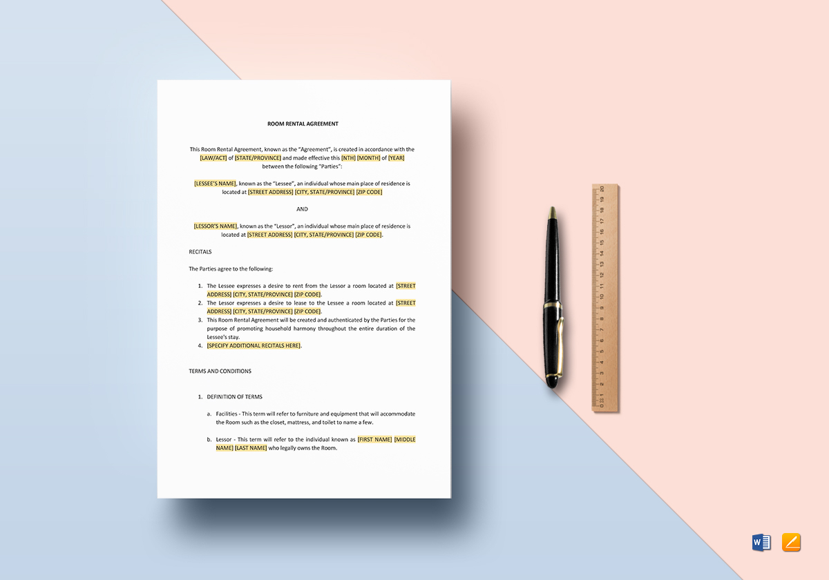 Room Rental Agreement 10 Examples Format Pdf Examples
