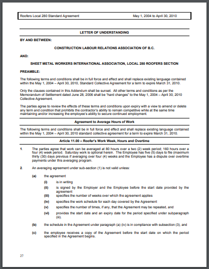 Residential Roofing Contract - 10+ Examples, Format, Pdf | Examples