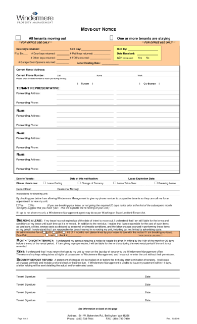 Tenant Check-Out Form - 10+ Examples, Format, Sample | Examples