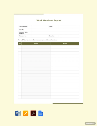 Work Report - 29+ Examples, Format, Pdf | Examples