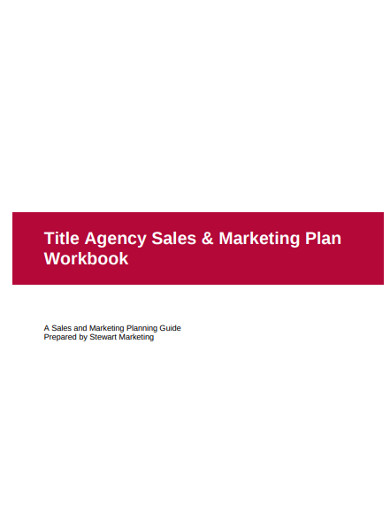 Marketing and Sales Plan - 8+ Examples, Format, Pdf | Examples
