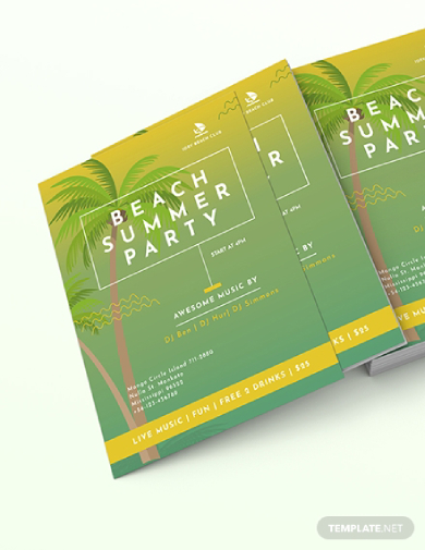 Beach Flyer - 21+ Examples, Format, Pdf | Examples
