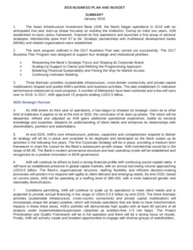 Business Budget - 20+ Examples, Format, Pdf | Examples