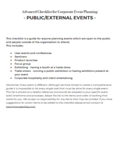Event Planning Examples - 18+Templates [Download Now] | Examples