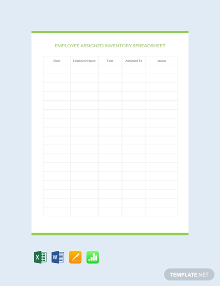 Employee Inventory - 10+ Examples, Format, Pdf | Examples