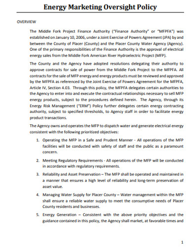 Marketing Policy Examples - 12+ Templates | Examples