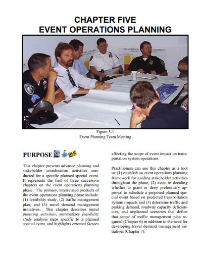 Event Operations Plan - 5+ Examples, Format, Pdf | Examples