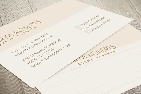 Event Business Card - 16+ Examples, Format, Pdf | Examples