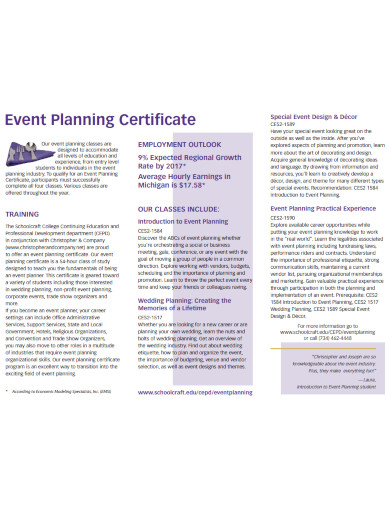 Event Planning Examples - 18+Templates [Download Now] | Examples