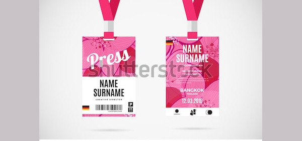 Event ID Card - 15+ Examples, Format, Pdf | Examples