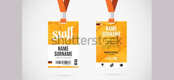 Event ID Card - 15+ Examples, Format, Pdf | Examples