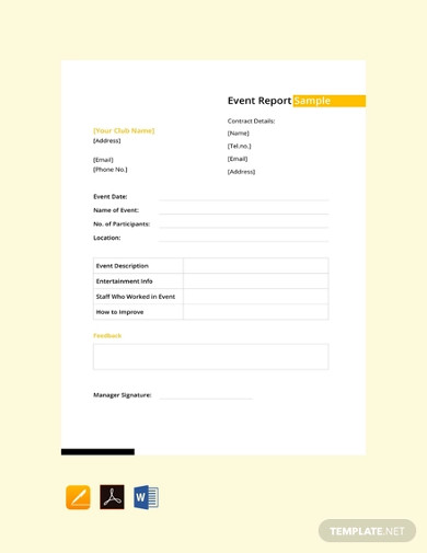 Event Report 15 Examples Templates Download Now Examples
