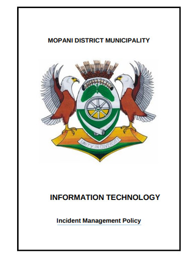 Incident Management Policy 12 Examples Format Pdf Examples