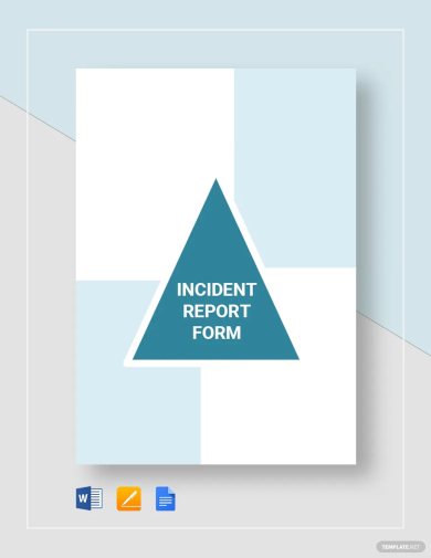 Student Incident Report - 21+ Examples, Format, Pdf | Examples