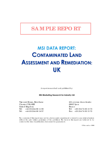 Market Research Report - 10+ Examples, Format, Pdf | Examples