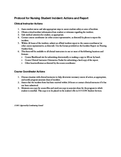 Student Incident Report - 21+ Examples, Format, Pdf | Examples