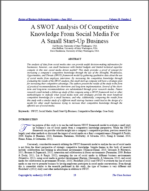 Social Media SWOT Analysis - 10+ Examples, Format, Pdf | Examples