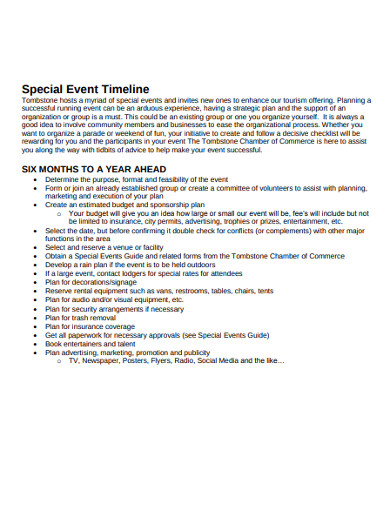 Event Marketing Timeline - 6+ Examples, Format, Pdf