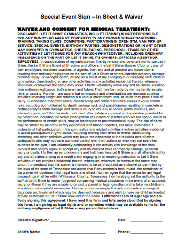 Event Sign in Sheet - 13+ Examples, Format, Pdf | Examples