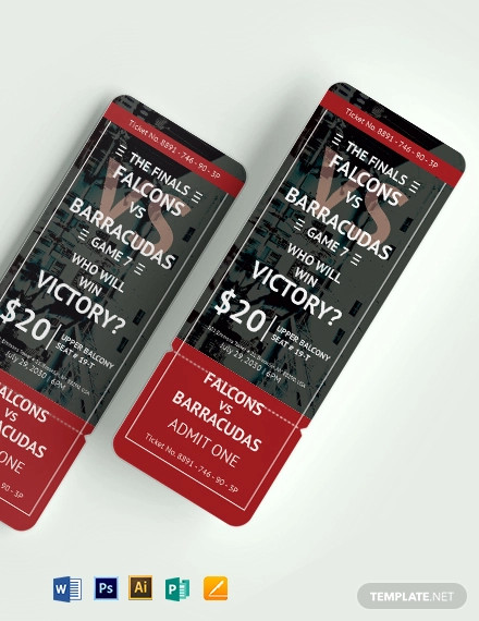 Sporting Event Ticket - 13+ Examples, Format, Sample | Examples